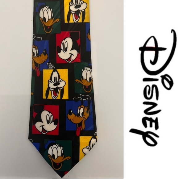 Disney | Accessories | Disney Mickey Mouse Pluto Goofy Donald Duck Tie ...